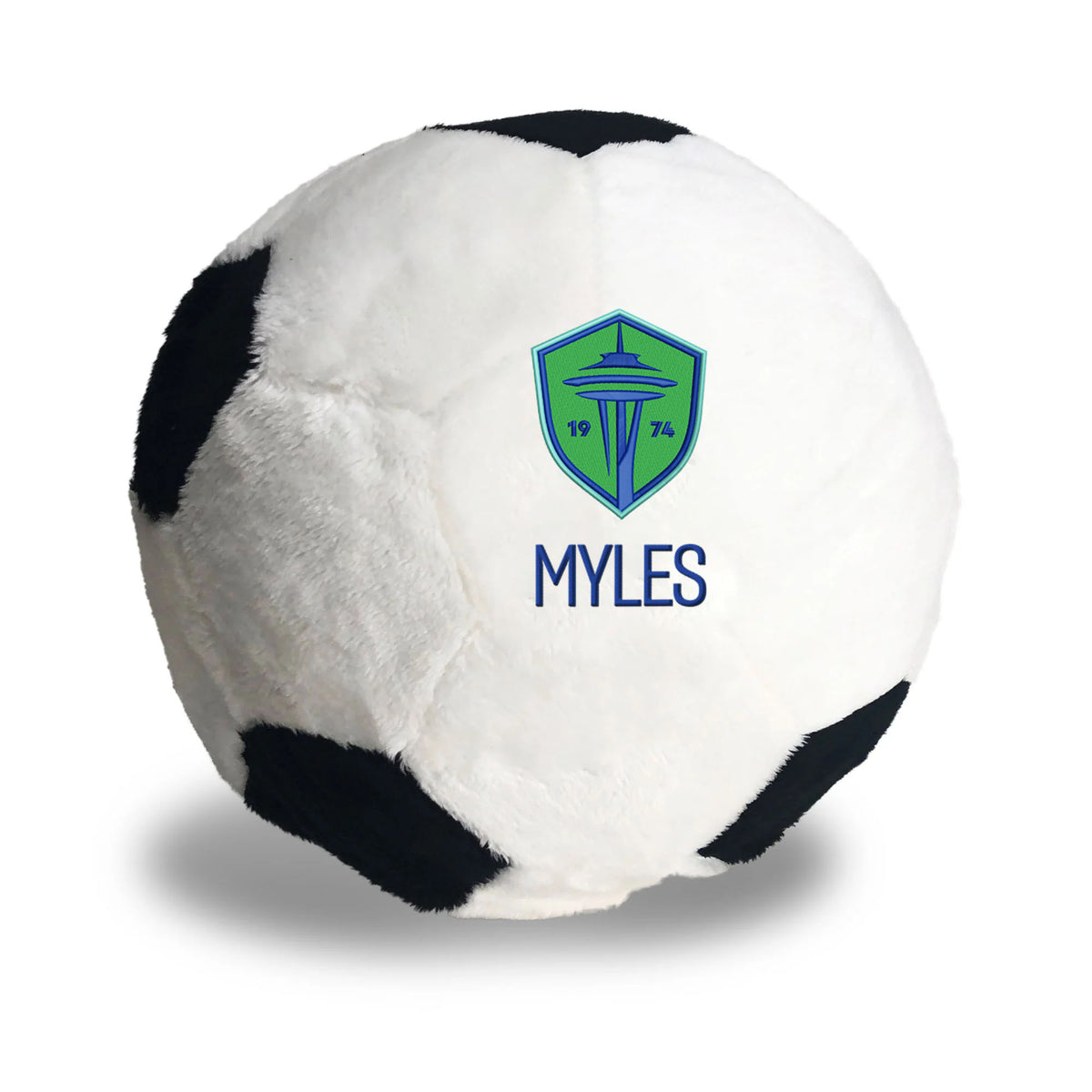 Personalized Seattle Sounders Plush Soccer Ball – Designs by Chad & Jake