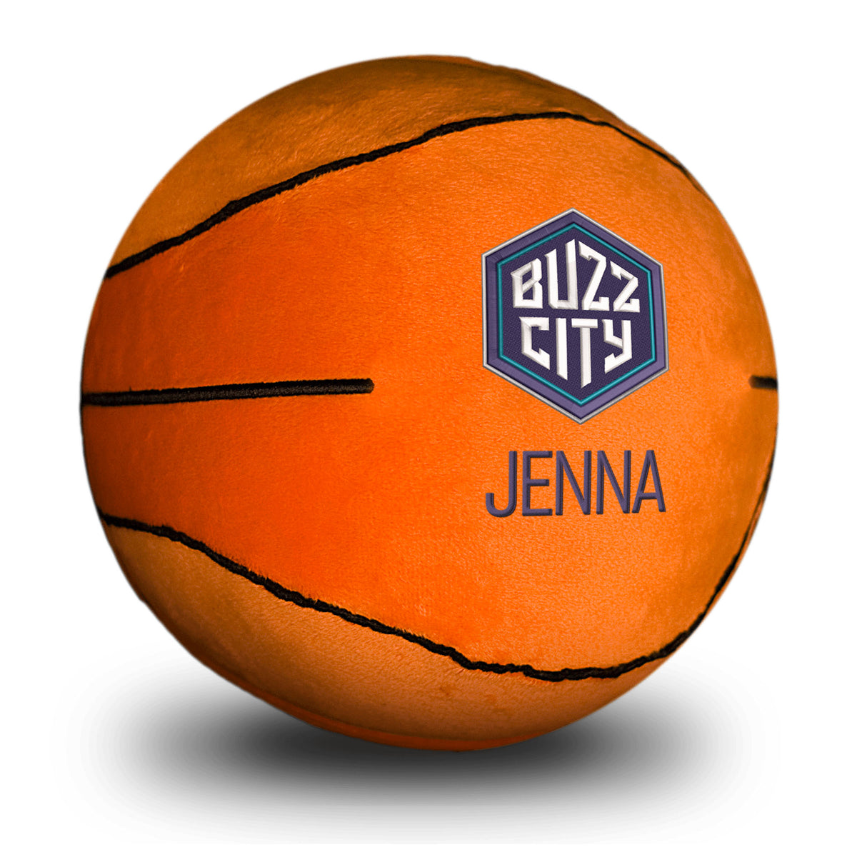 Personalized Charlotte Hornets "Buzz City" Plush Basketball – Designs ...