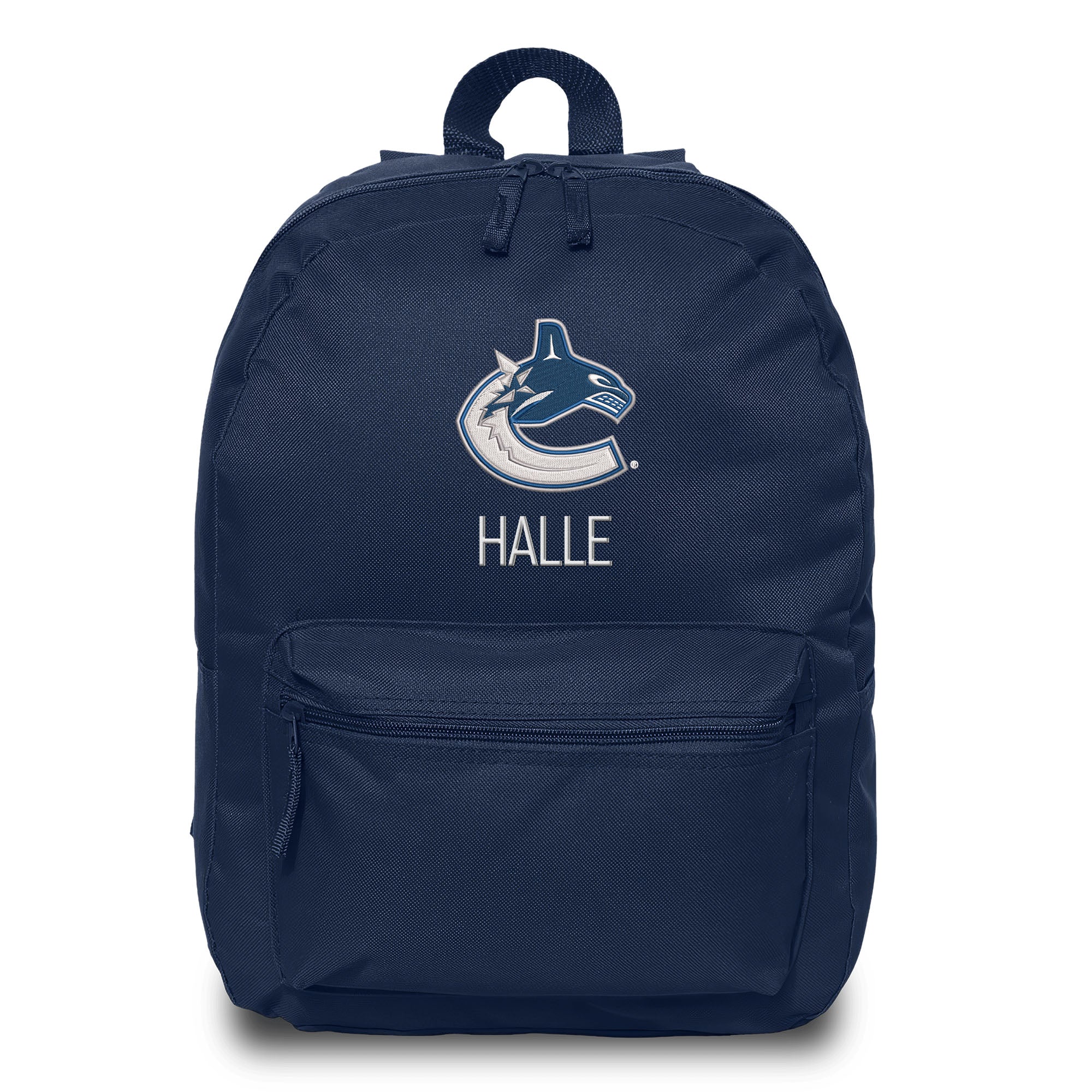 Personalized Vancouver Canucks Backpack – Designs by Chad & Jake