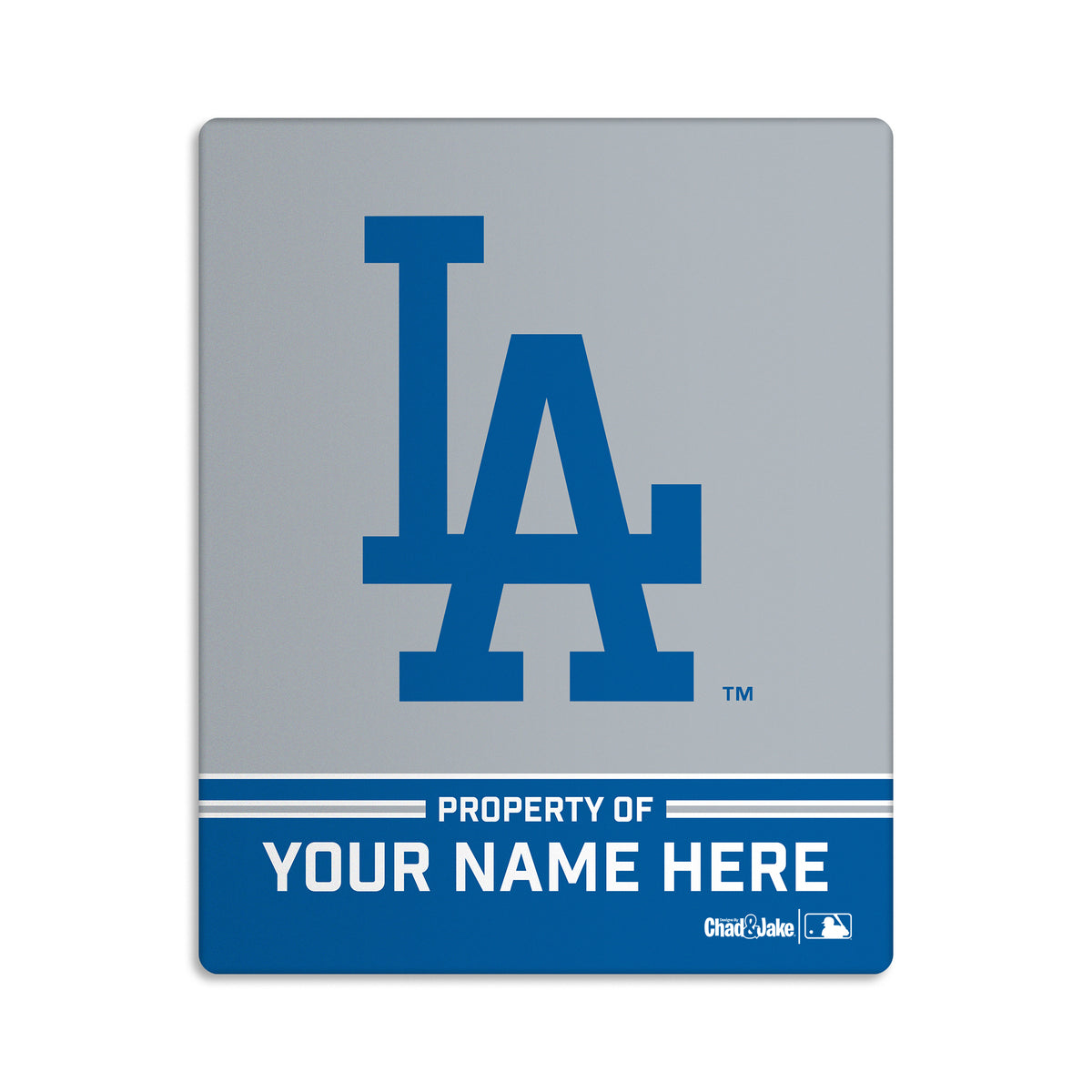 Custom Los Angeles Dodgers "Property of" Door Sign - 8"x10" – Designs ...