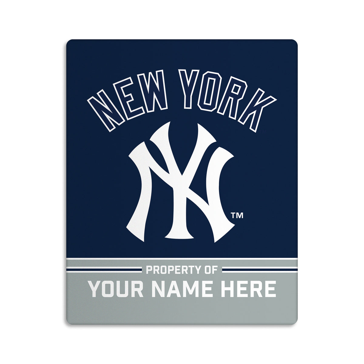 Custom New York Yankees "Property of" Door Sign - 8"x10" – Designs by ...