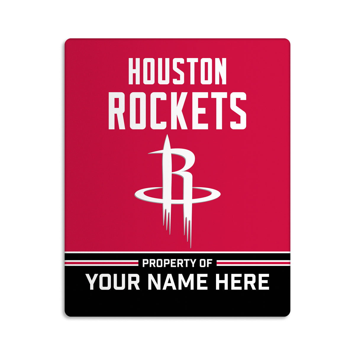 Custom Houston Rockets "Property of" Door Sign - 8"x10" – Designs by ...