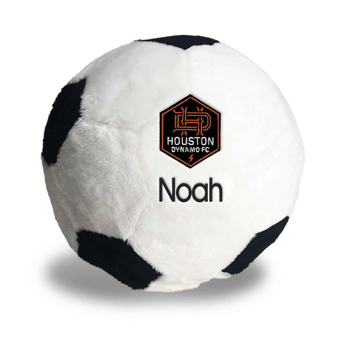Personalized Houston Dynamo FC Plush Soccer Ball – Designs by Chad & Jake